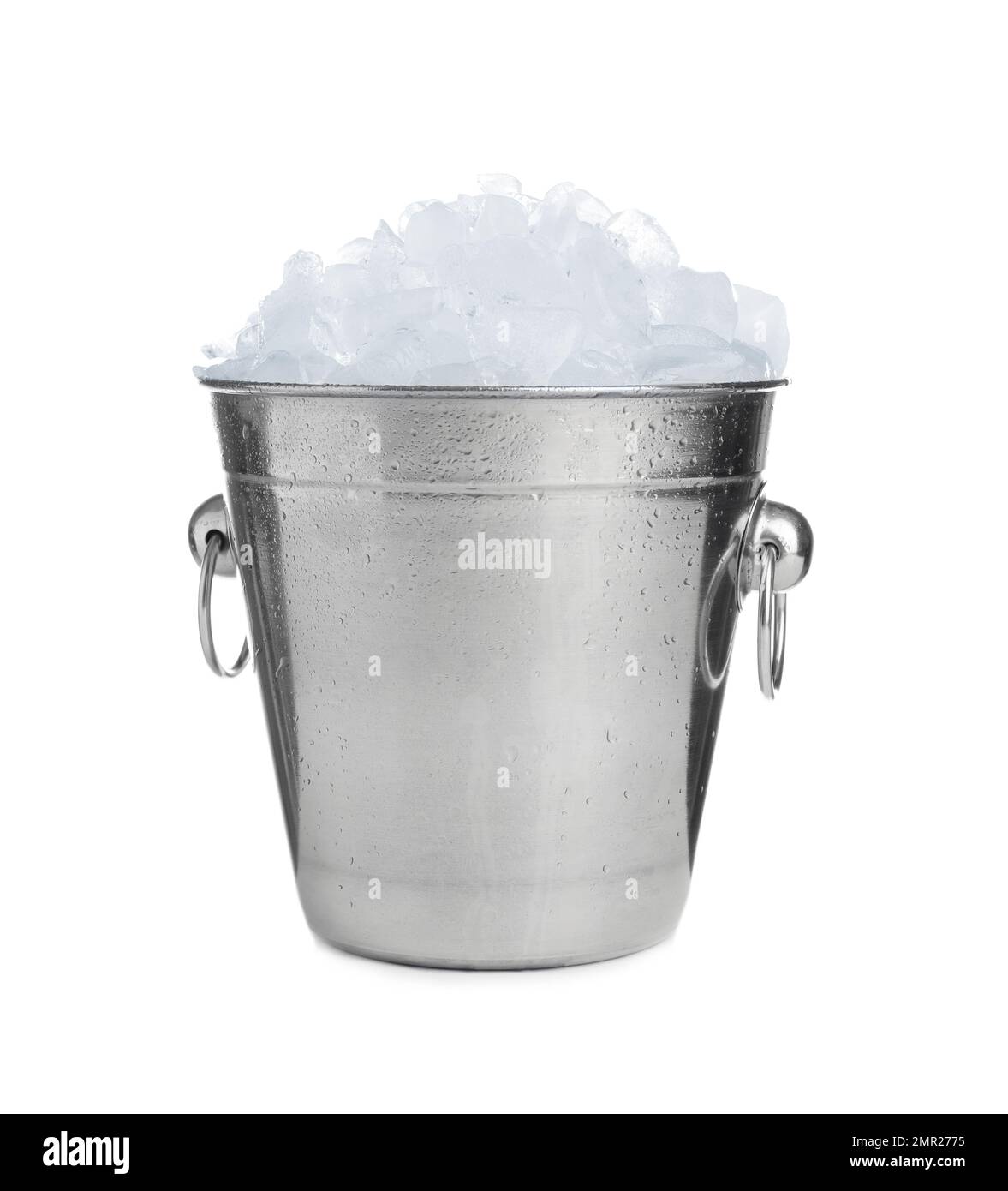 White ice bucket filled cubes hi-res stock photography and images - Alamy