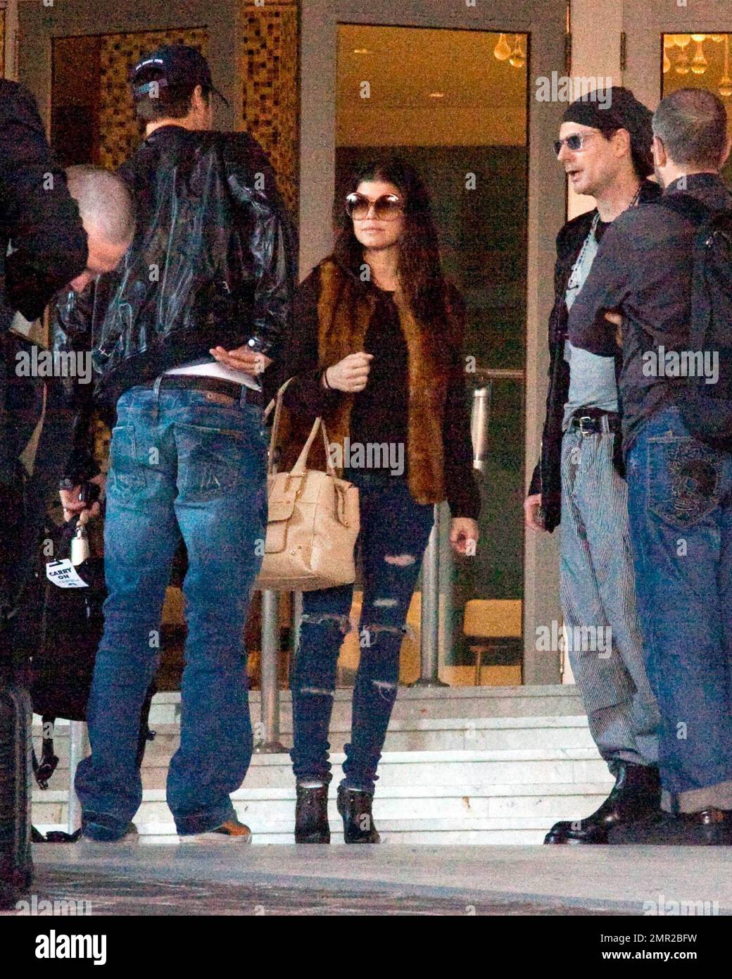 Fergie and Josh Duhamel arrive in Miami. The couple is in town to ...