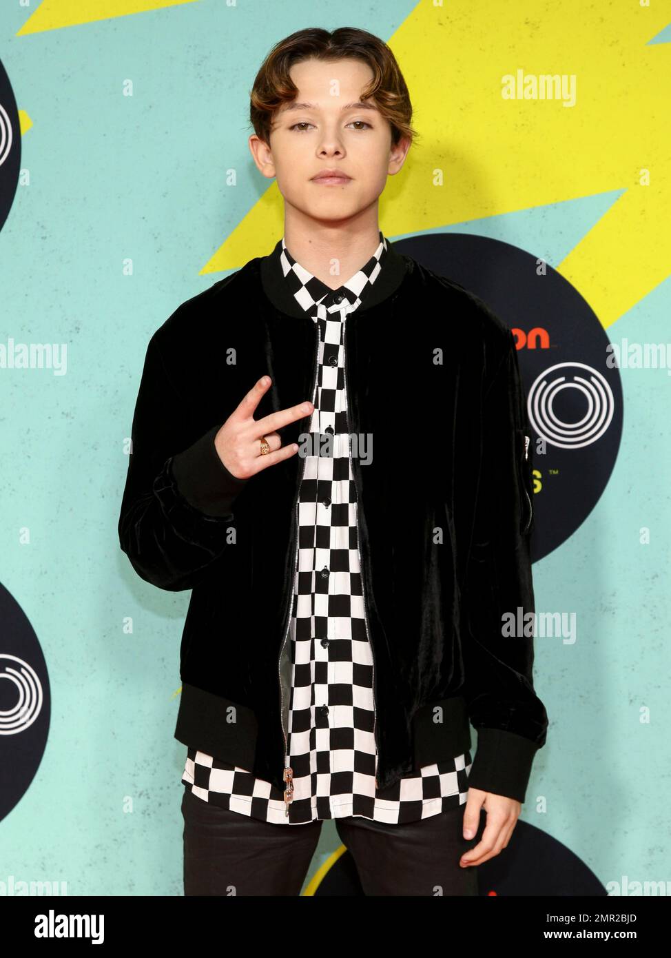 Jacob Sartorius attends the Nickelodeon Halo Awards at Pier 36 on ...