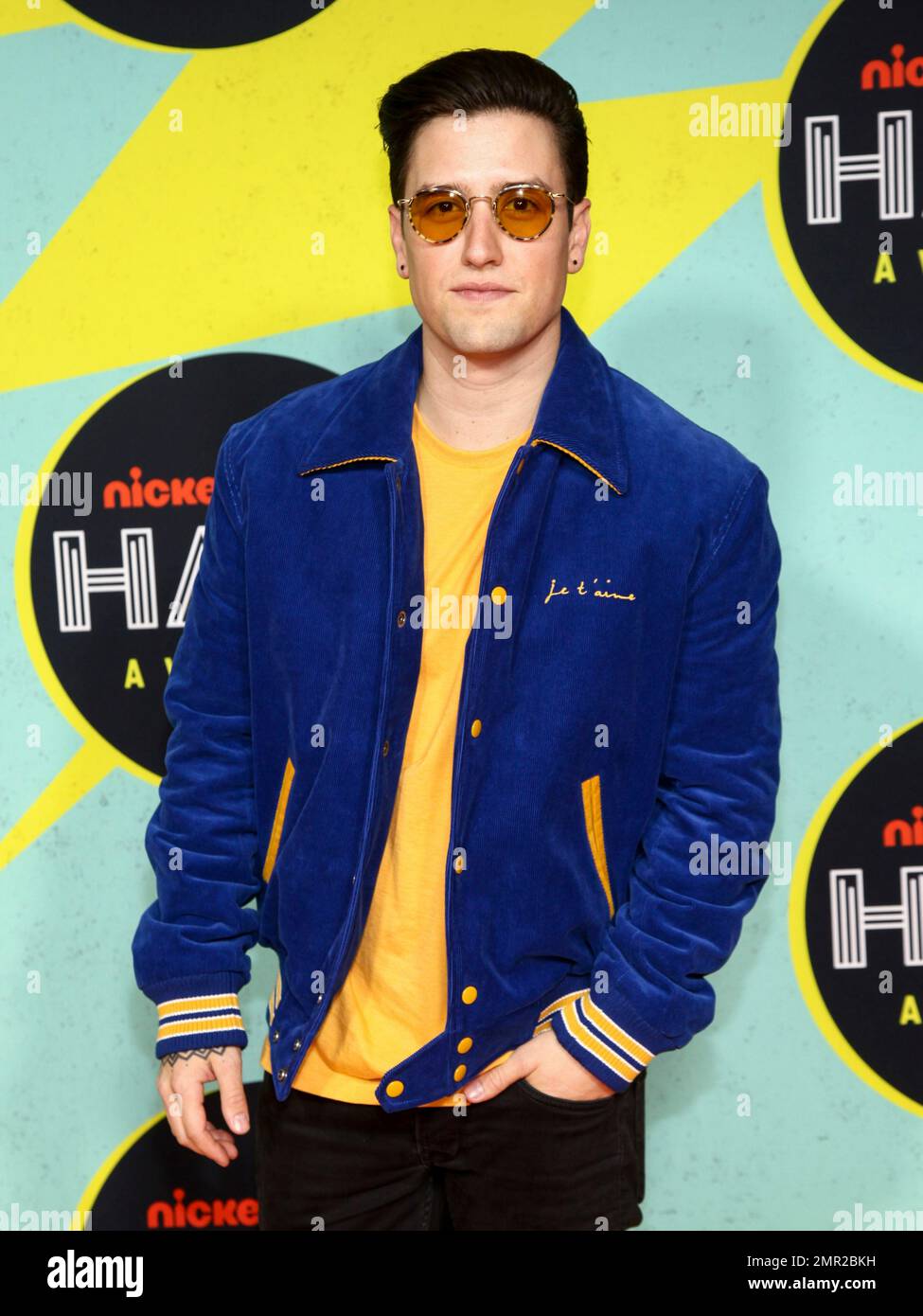 Logan Henderson attends the Nickelodeon Halo Awards at Pier 36 on ...