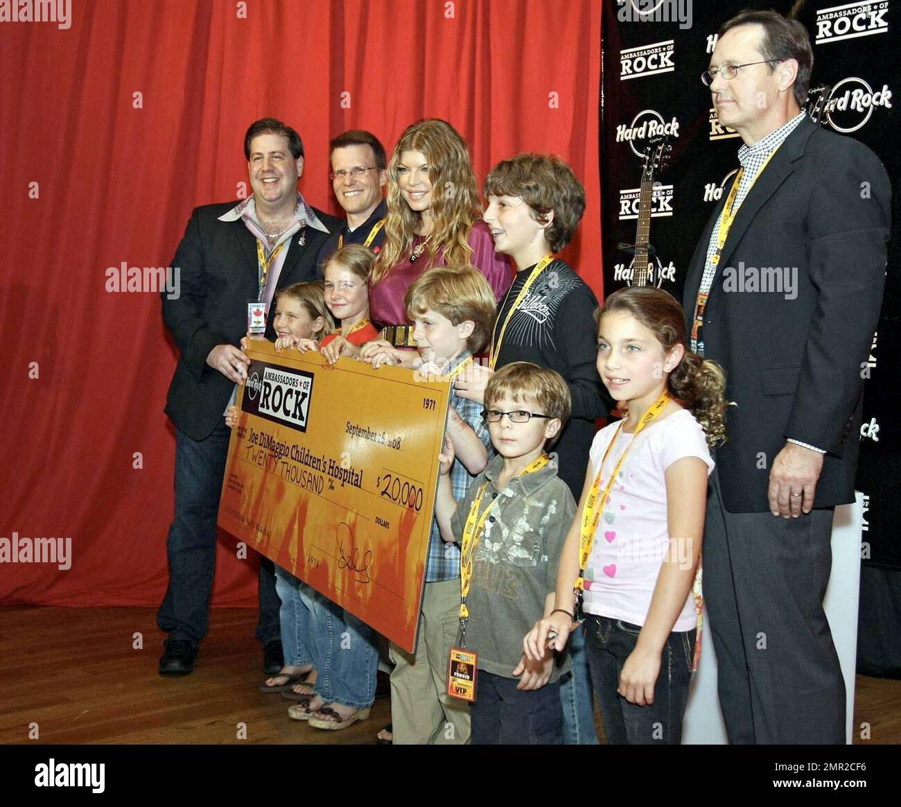 Pop and R&B singer Fergie appears at the Hard Rock Cafe in the Seminole ...