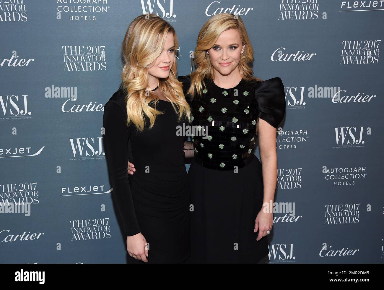 Actress Reese Witherspoon, right, and daughter Ava Phillippe attend the ...