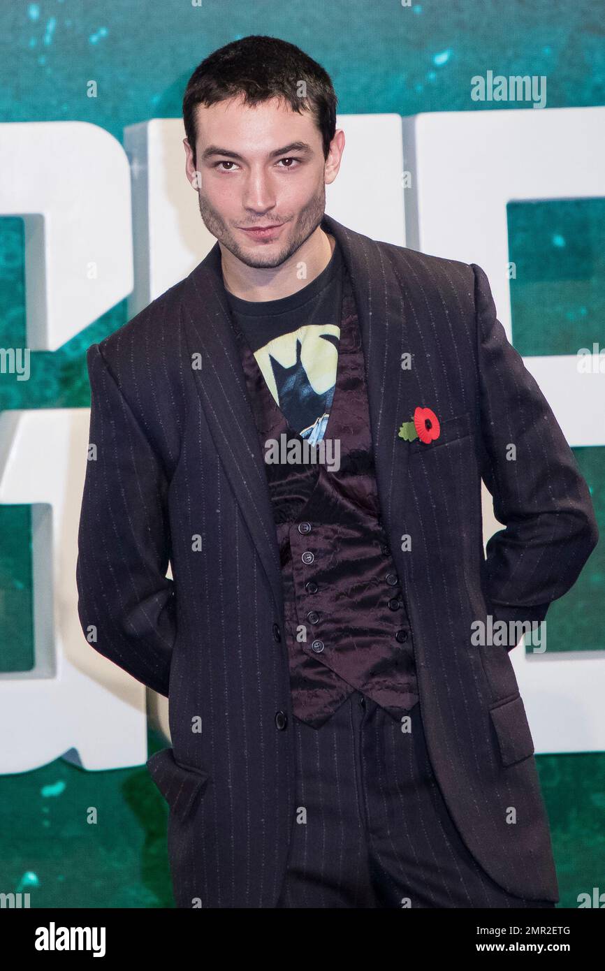 Actor Ezra Miller poses for photographers at a photo call to promote ...