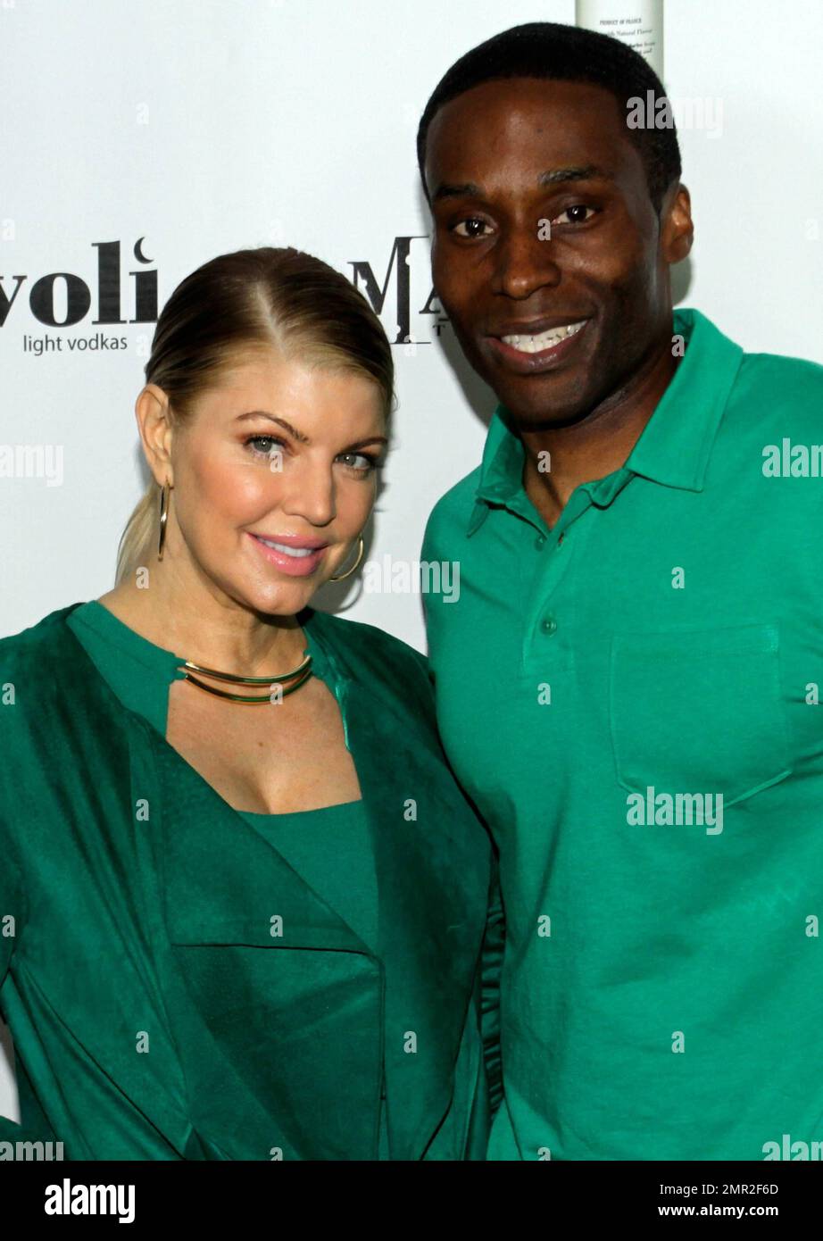 Singer Fergie and trainer Don-A-Matrix arriving at the launch of Don-A ...