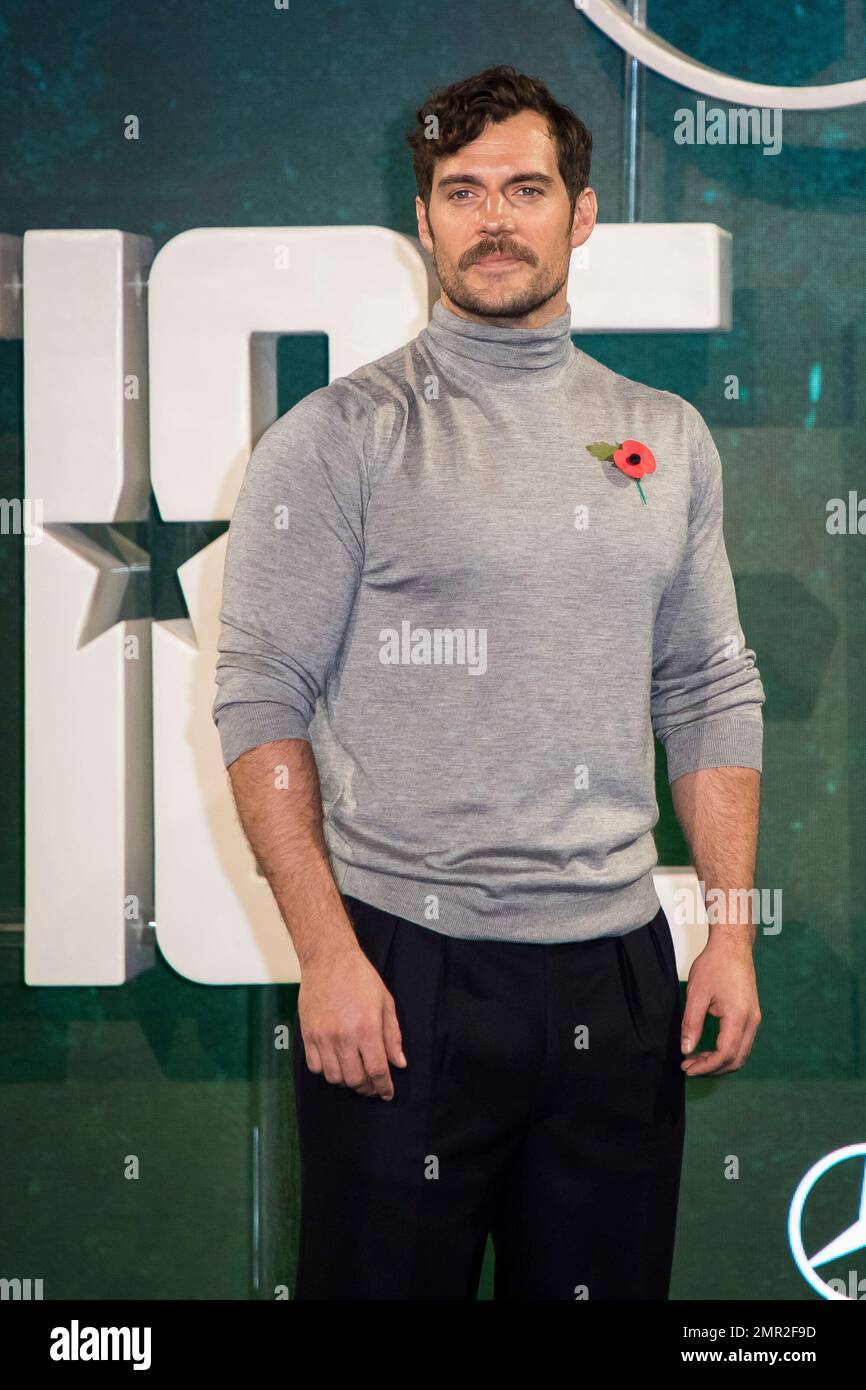 Actor Henry Cavill poses for photographers at a photo call to promote ...