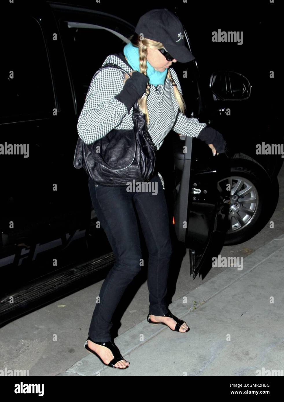 Fergie arrives at a recording studio in Hollywood days after returning ...