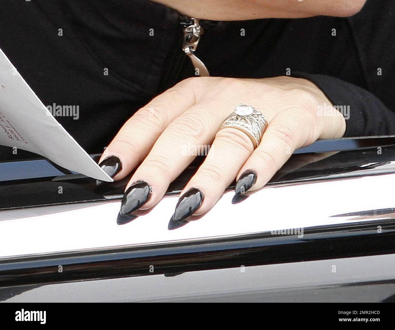 Pointy Nails With Cross