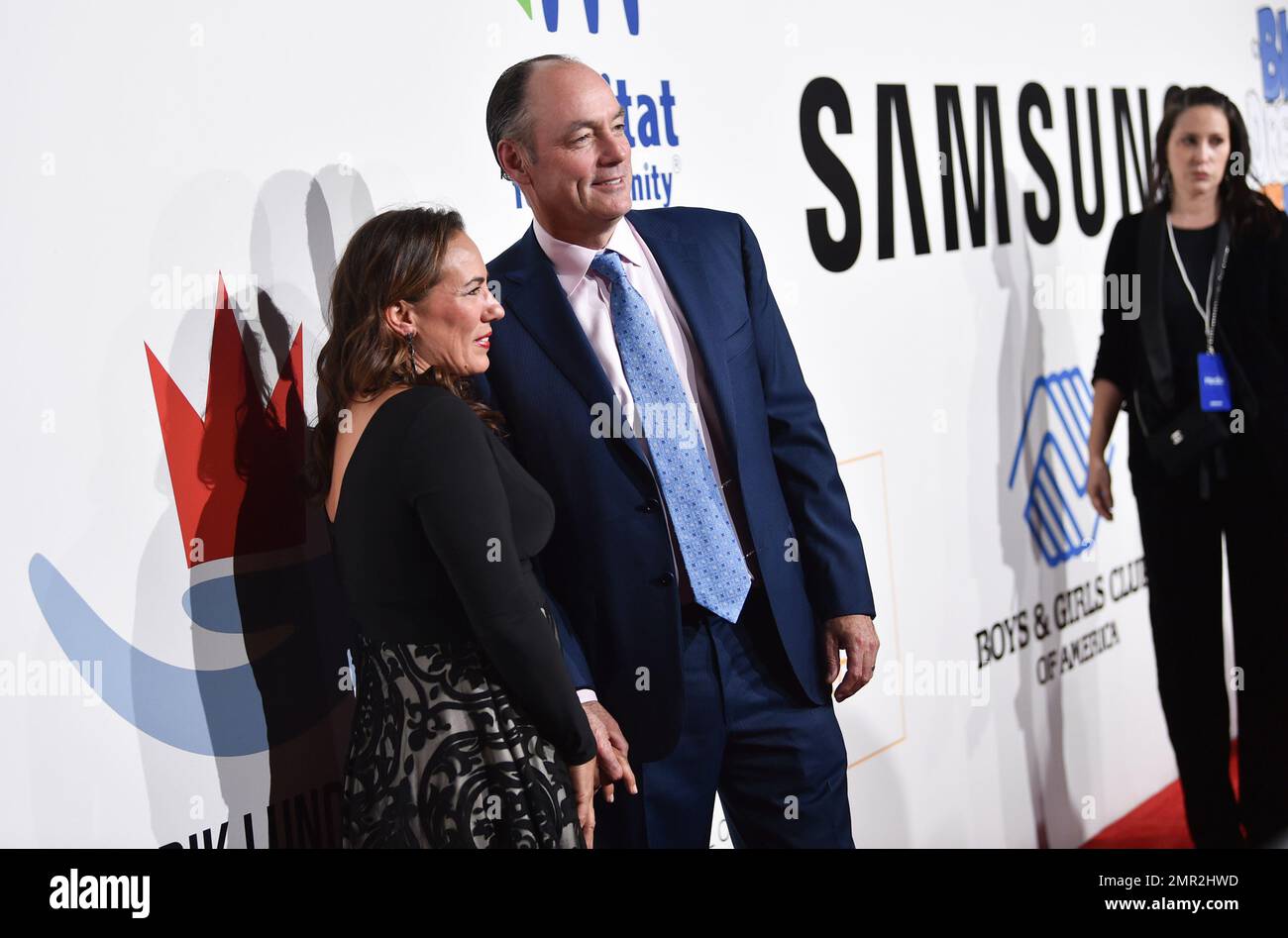 Samsung USA CEO Tim Baxter and wife Brenda attend the Samsung Charity ...