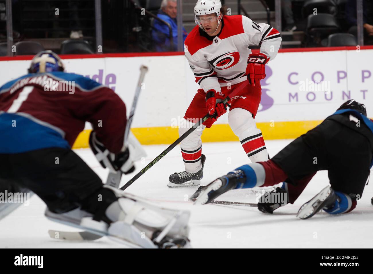 Carolina Hurricanes right wing Justin Williams (14) in the second ...