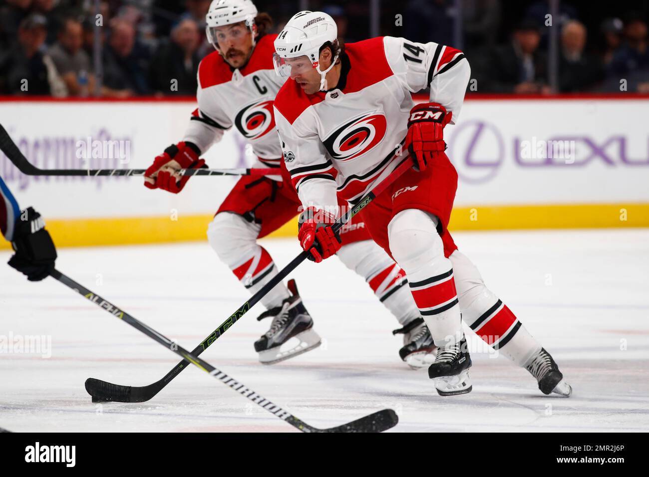 Carolina Hurricanes right wing Justin Williams (14) in the second ...
