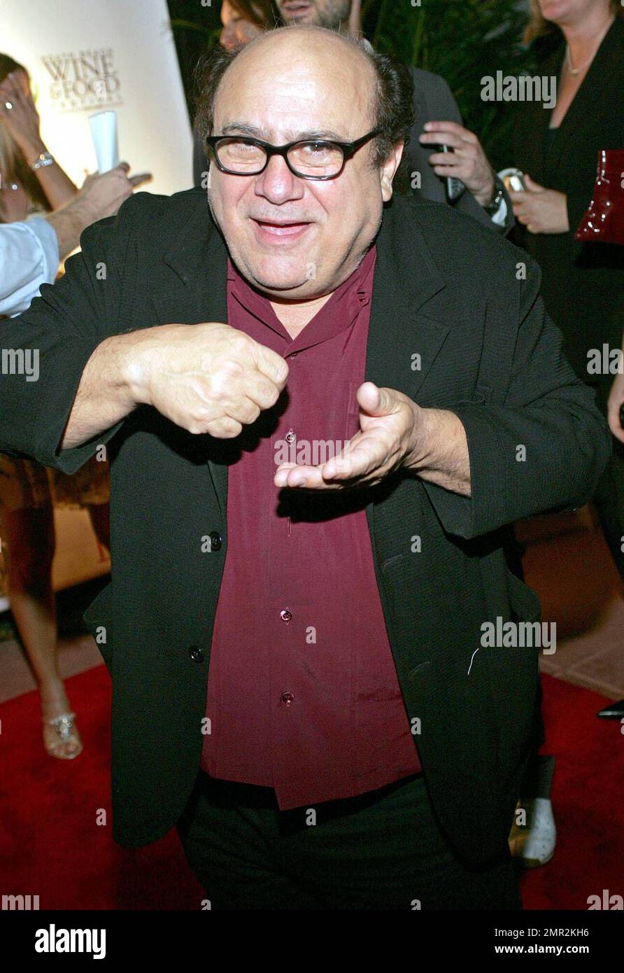 Actor Danny DeVito arrives for the South Beach Wine & Food Festival's ...