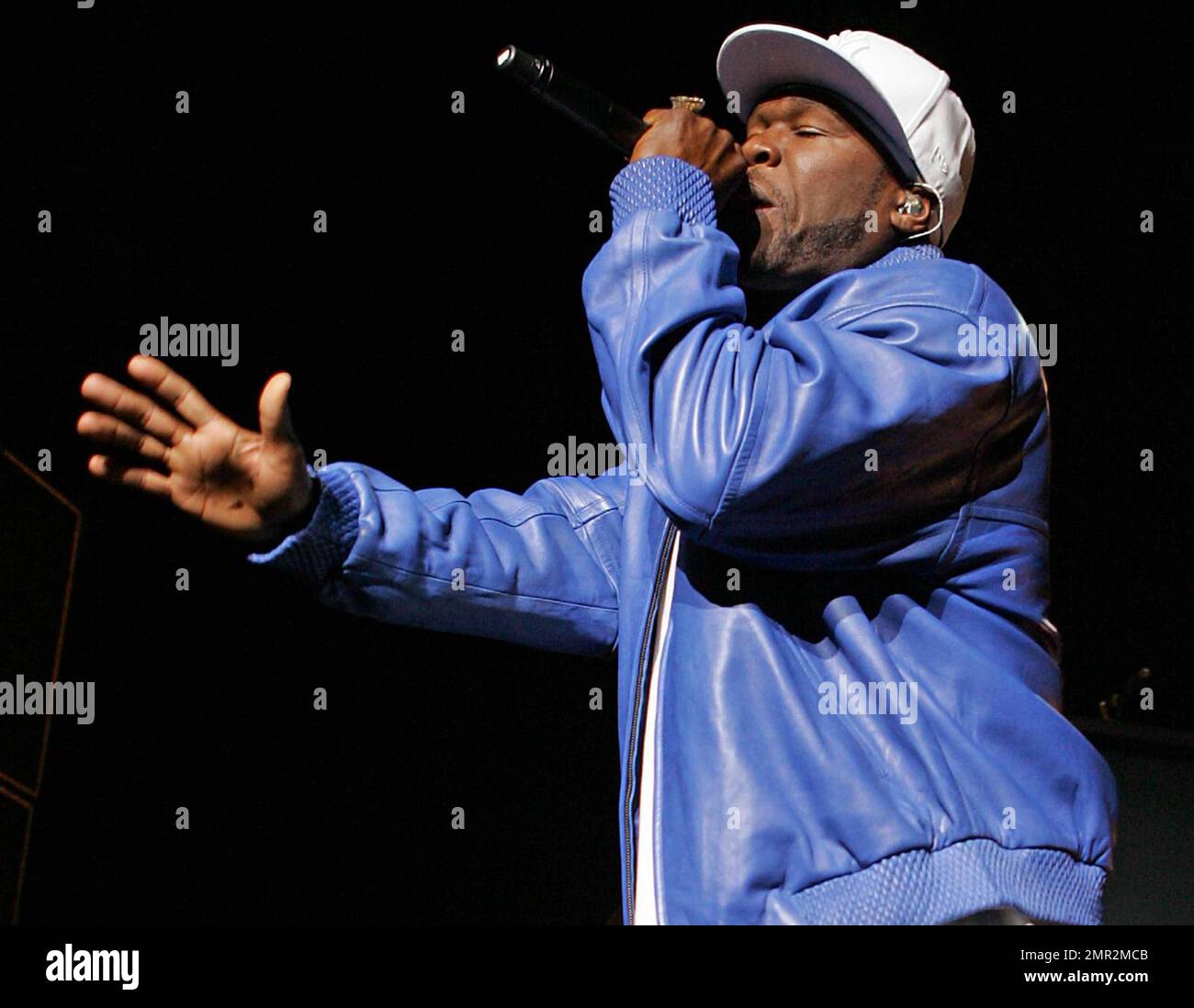 Rapper 50 Cent (Curtis Jackson) live in concert at The Fillmore Miami ...