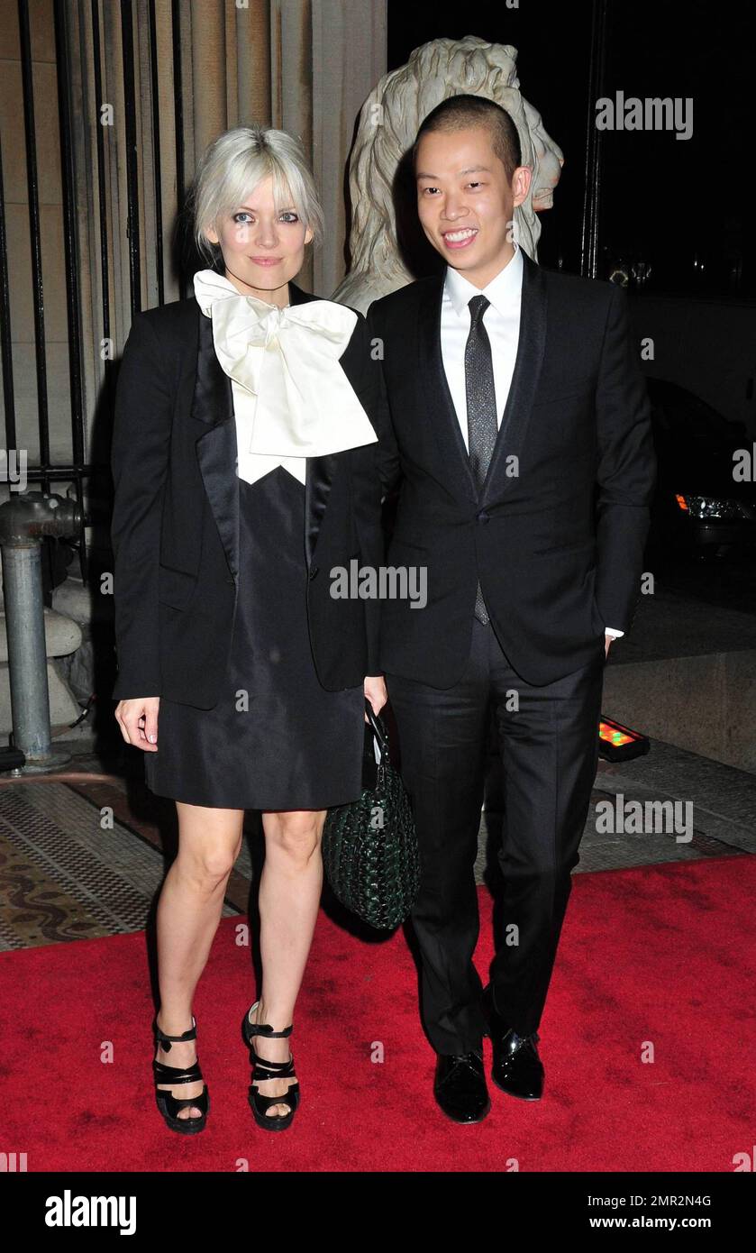 Fashion designers Kate Young and Jason Wu walk the red carpet at the ...