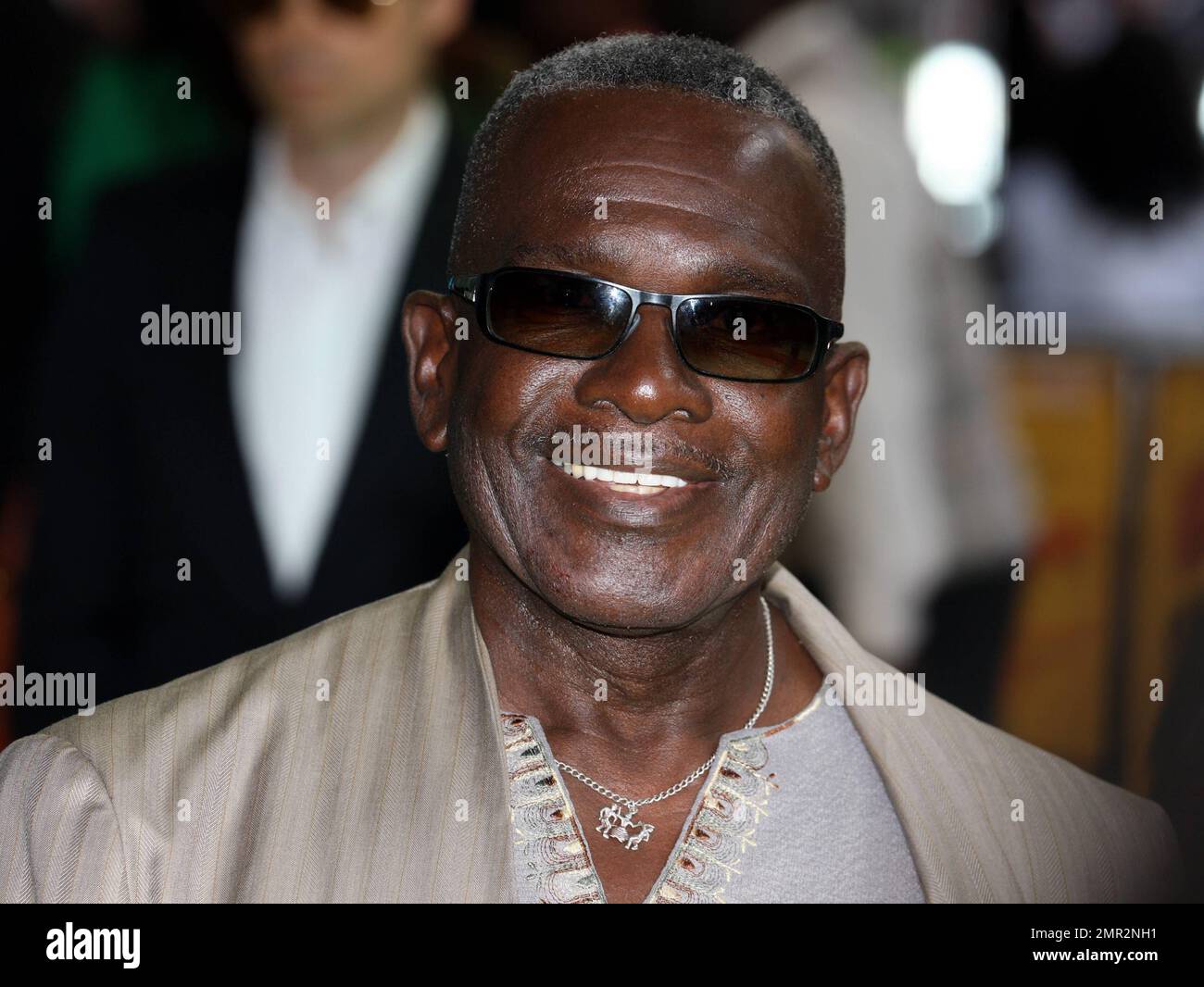 Rudolf Walker at the European premiere of "Fire in Babylon" at Odeon ...