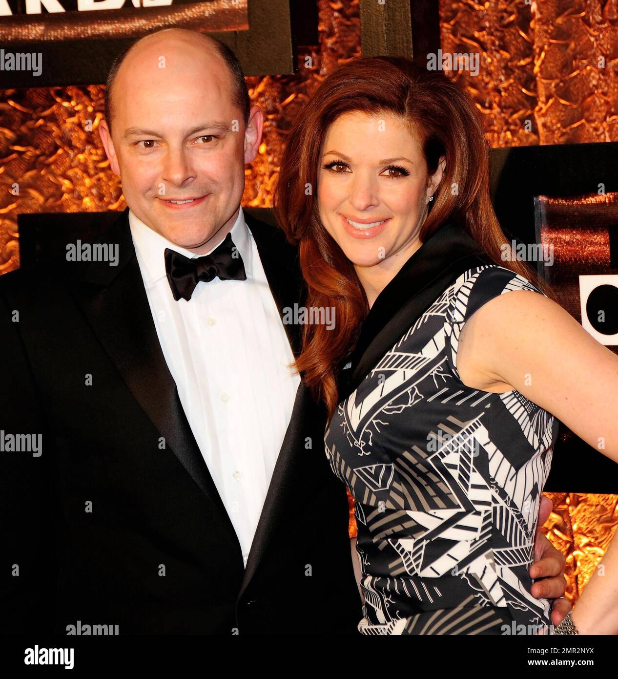 Rob Corddry and Sandra Corddry arrive at the 1st Annual Comedy Awards ...