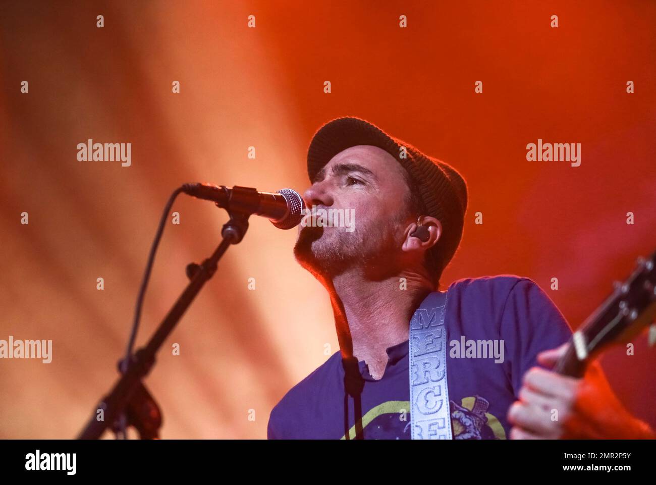 Singer/songwriter James Mercer, of The Shins, performs on stage at The ...