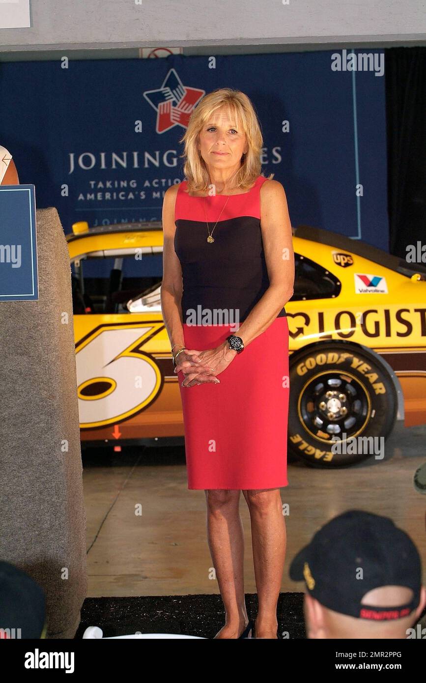 Dr. Jill Biden attends a special BBQ lunch with service members and ...