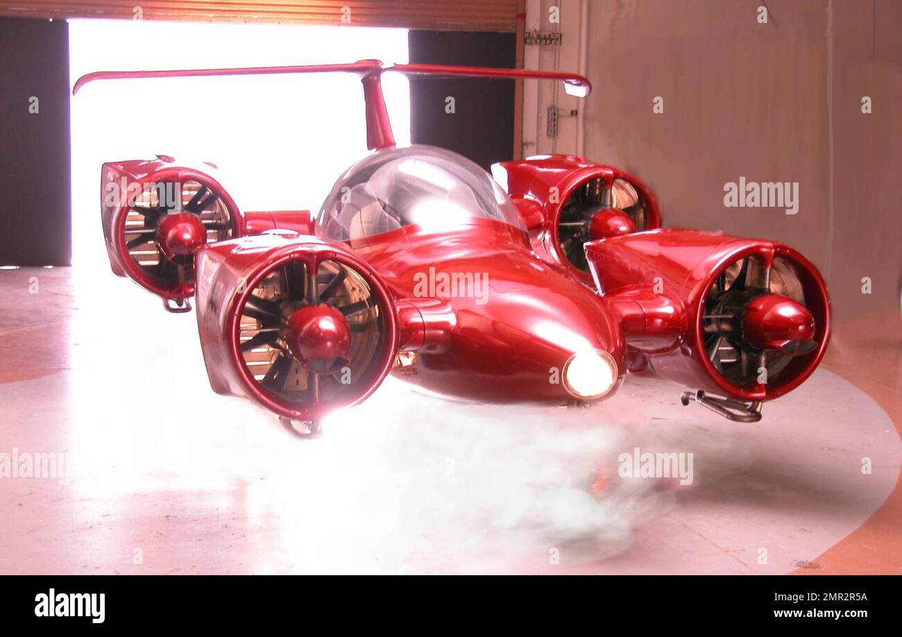 Are these the cars of the future? Designer Paul Moller seems to think ...