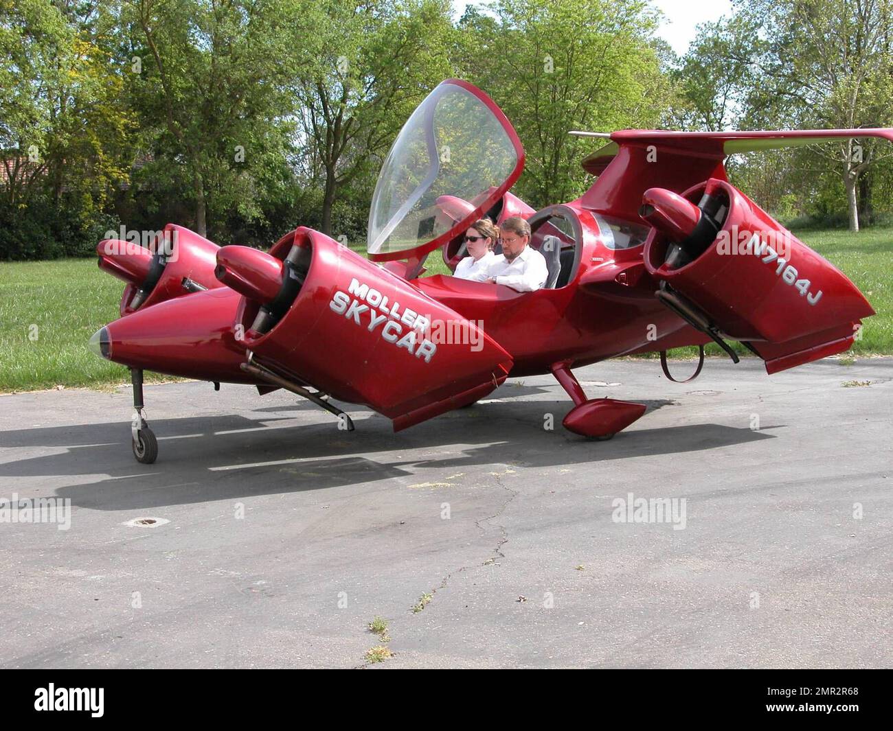 Are these the cars of the future? Designer Paul Moller seems to think ...