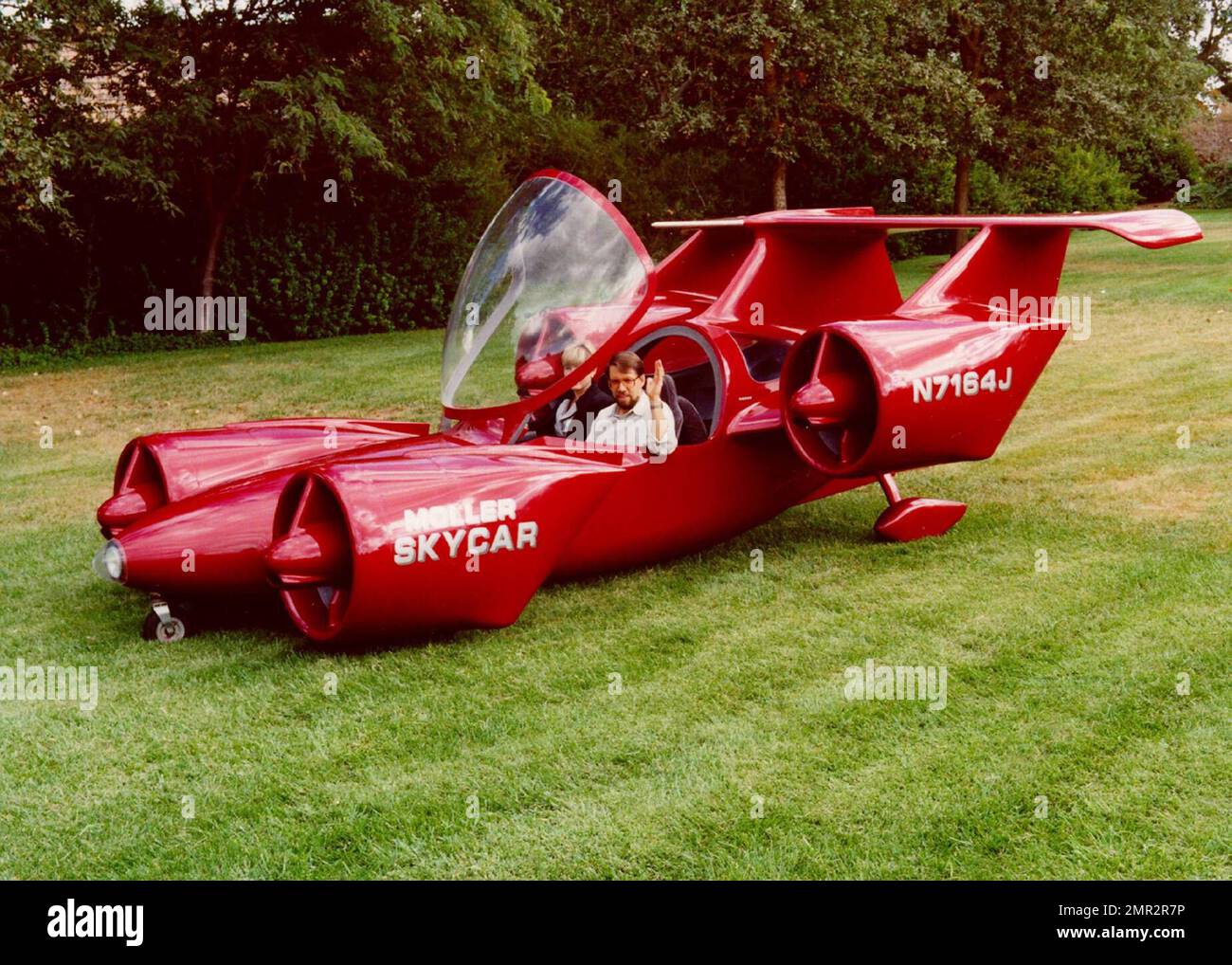 Are these the cars of the future? Designer Paul Moller seems to think ...