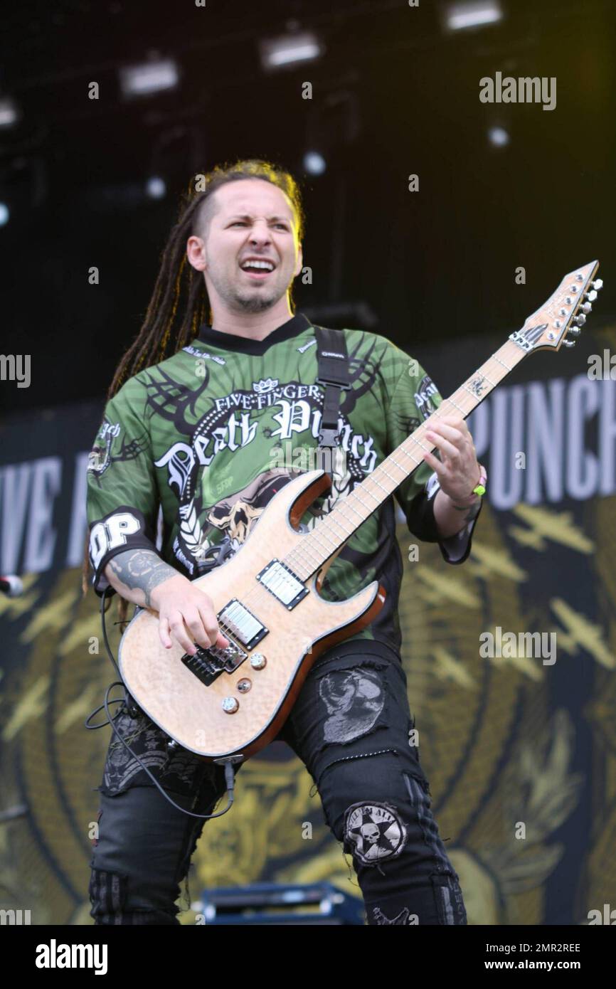 Zoltan Bathory of the American heavy metal band Five Finger Death Punch ...
