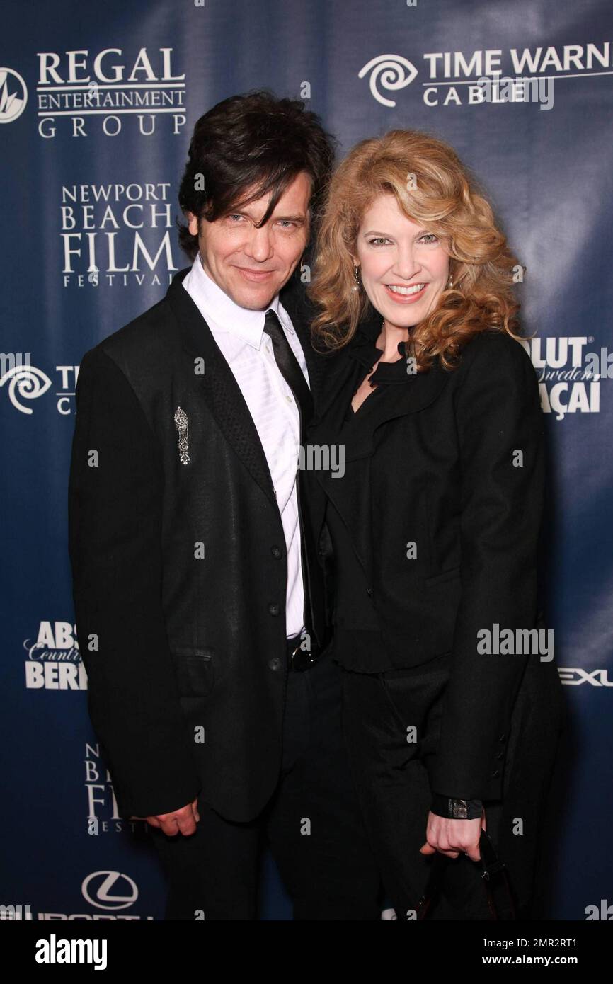 Michael Damian and Janeen Damian arrive to opening night of the Newport ...