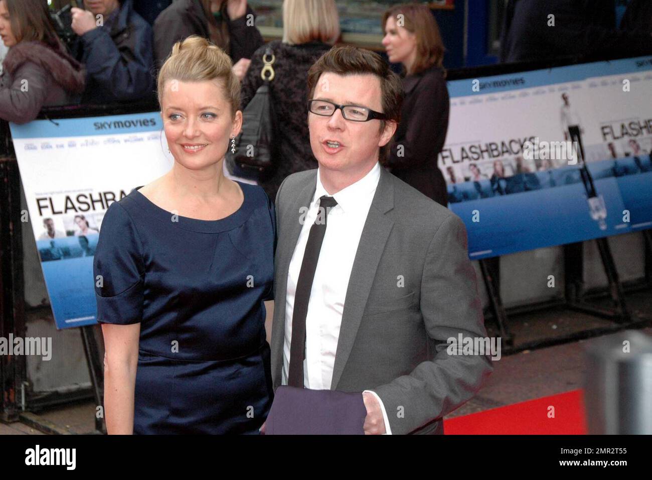 Rick Astley attends the premiere of "Flashback for a Fool" at the ...