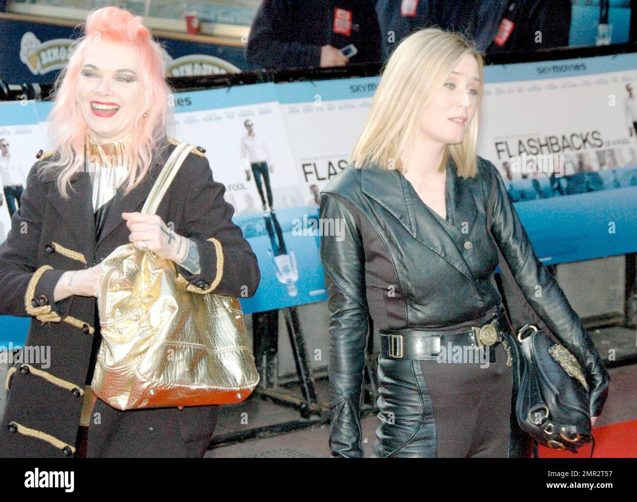 Pam Hogg and Roisin Murphy attend the premiere of "Flashback for a Fool" at the Empire Cinema in ...