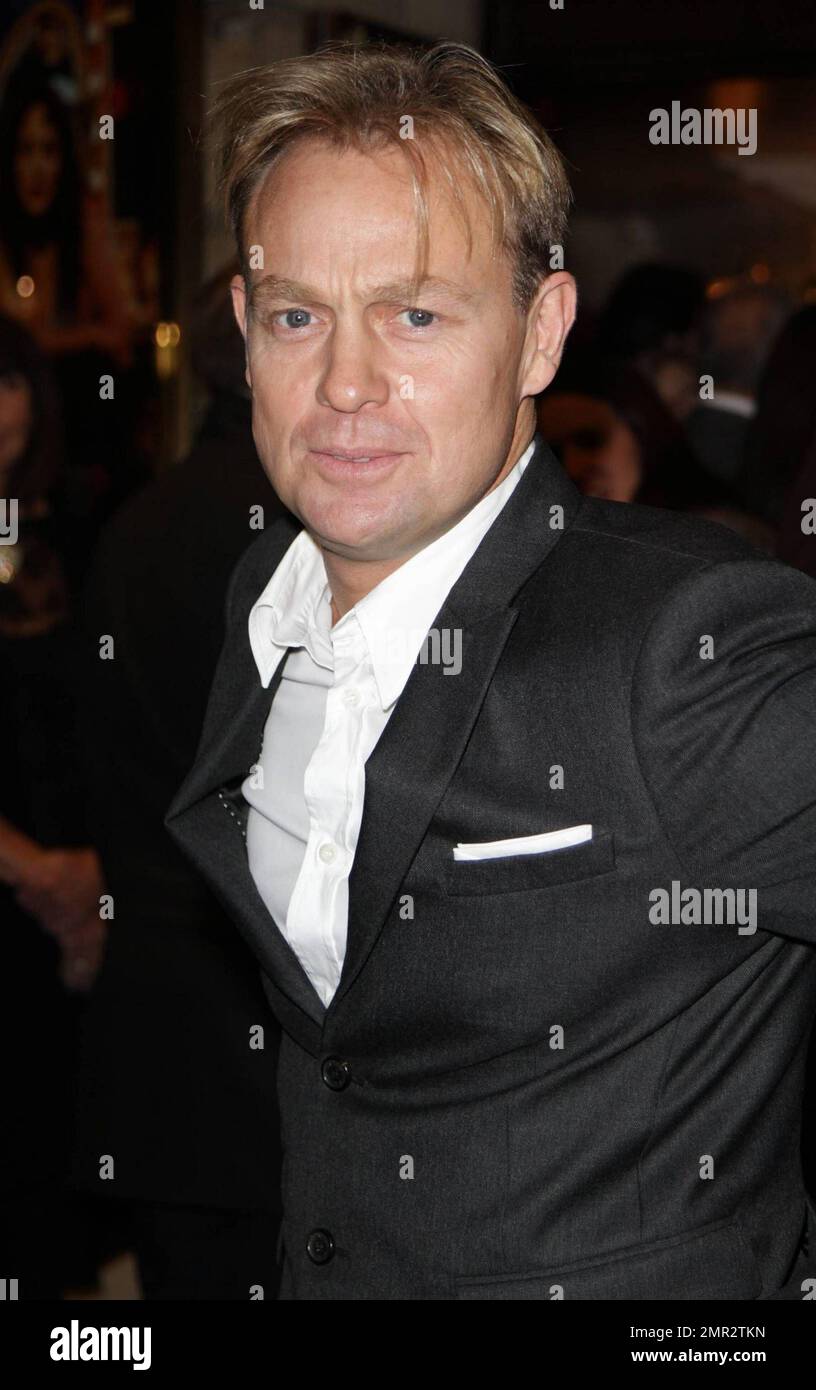 Jason Donovan poses for photographers after arriving at Shaftesbury ...