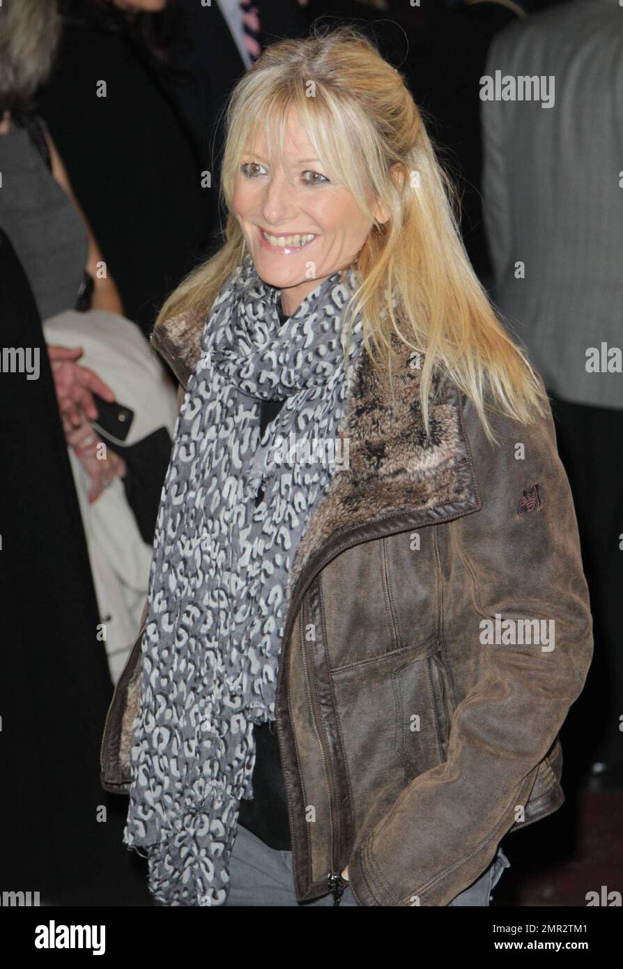 Gaby Roslin poses for photographers after arriving at Shaftesbury ...