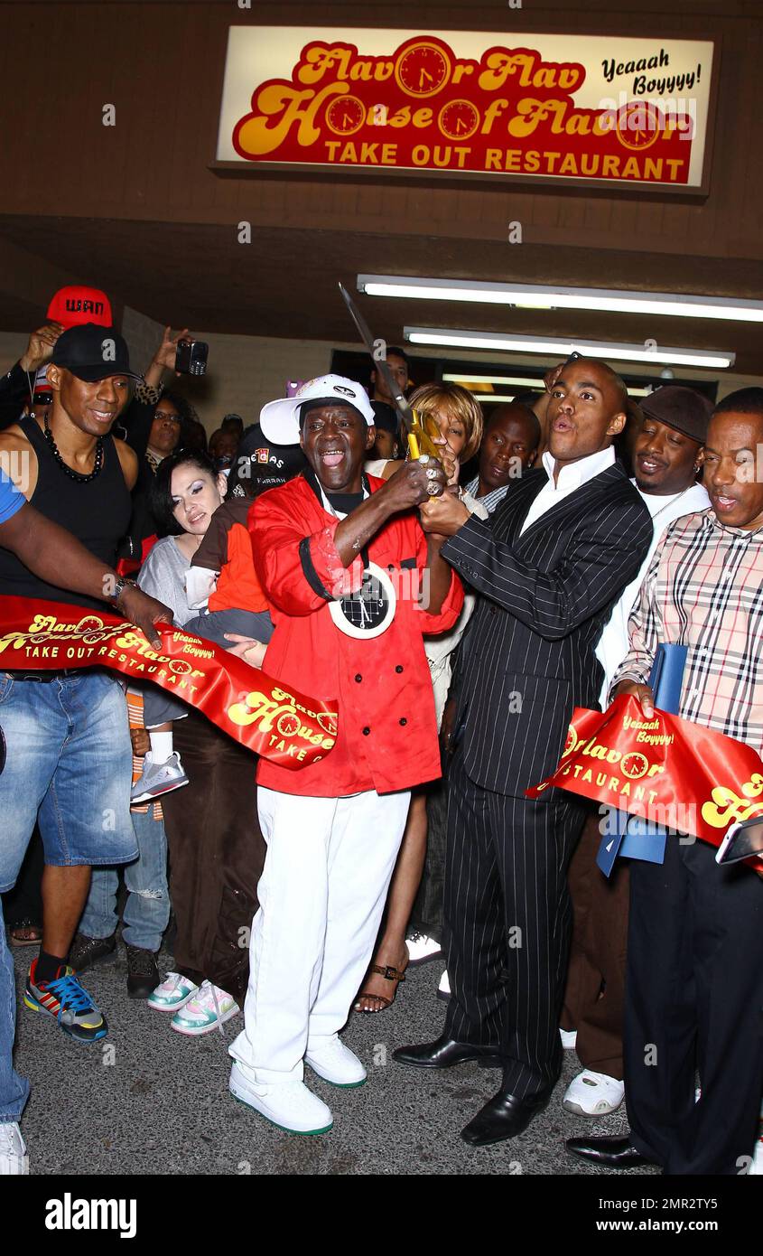Former 'Public Enemy' member and reality star Flavor Flav attends the ...