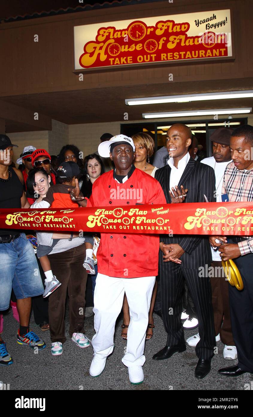 Former 'Public Enemy' member and reality star Flavor Flav attends the ...