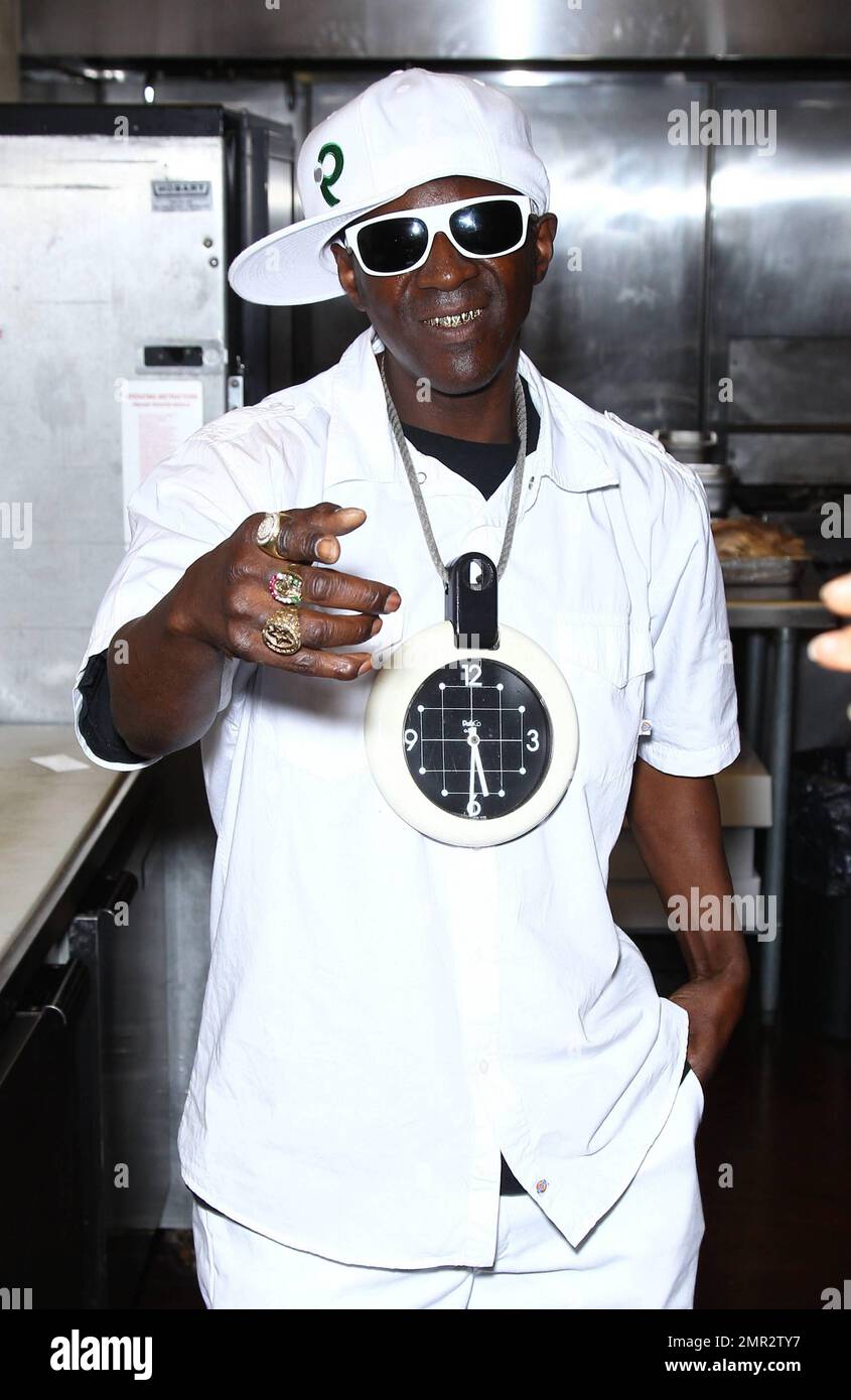 Former 'Public Enemy' member and reality star Flavor Flav attends the ...