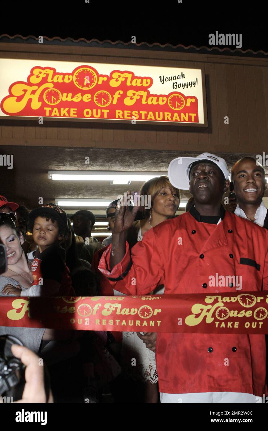 Former 'Public Enemy' member and reality star Flavor Flav attends the ...