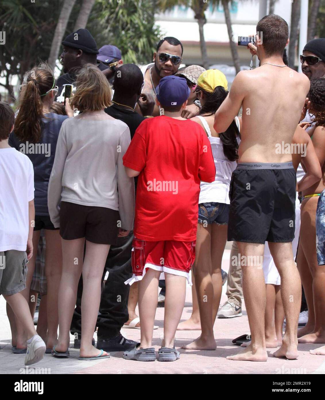 Rapper Flo Rida shooting a music video for his new album R.O.O.T.S. The ...