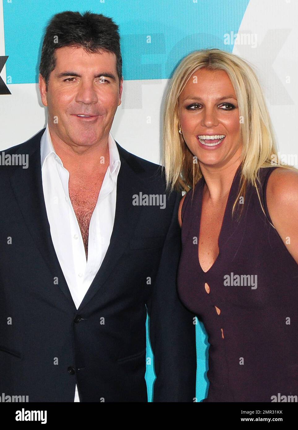 Simon Cowell and Britney Spears at the Fox Upfront 2012 Programming ...