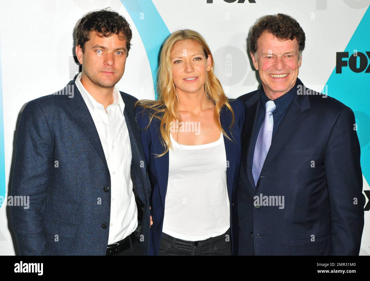 Joshua Jackson, Anna Torv and John Noble at the Fox Upfront 2012 ...