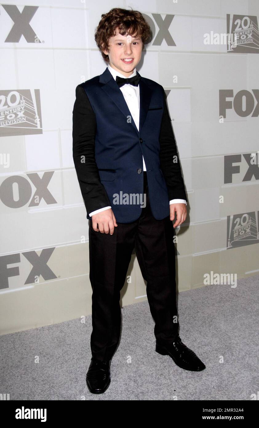 Actor Nolan Gould arriving at the Fox Emmy's After Party held at Soleto ...
