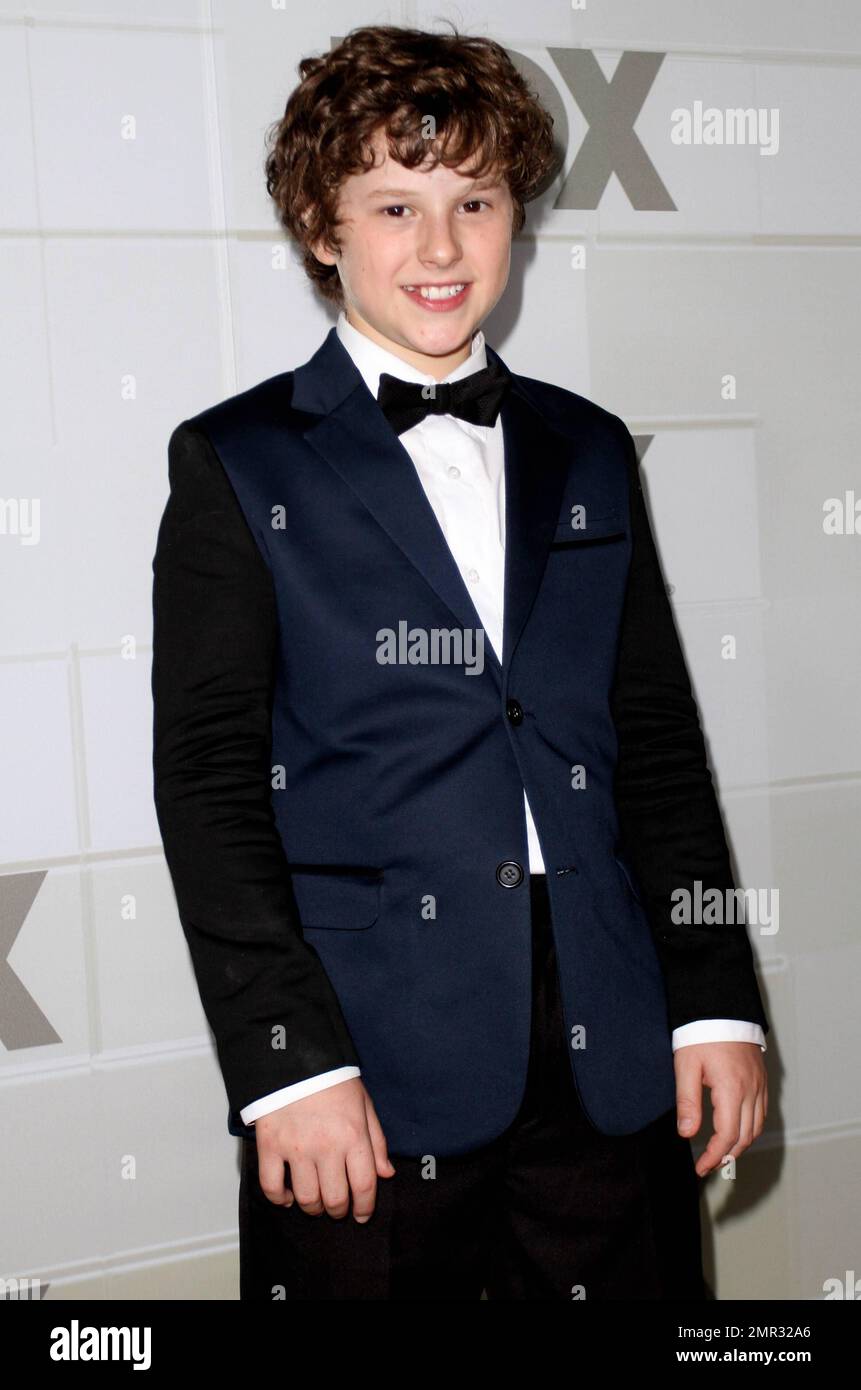 Actor Nolan Gould arriving at the Fox Emmy's After Party held at Soleto ...