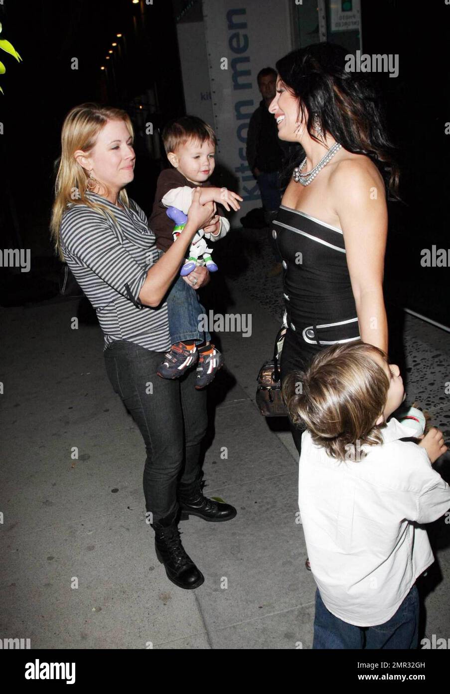 Melissa Joan Hart and son Mason at a Jim Henson's Fraggle Rock event at ...