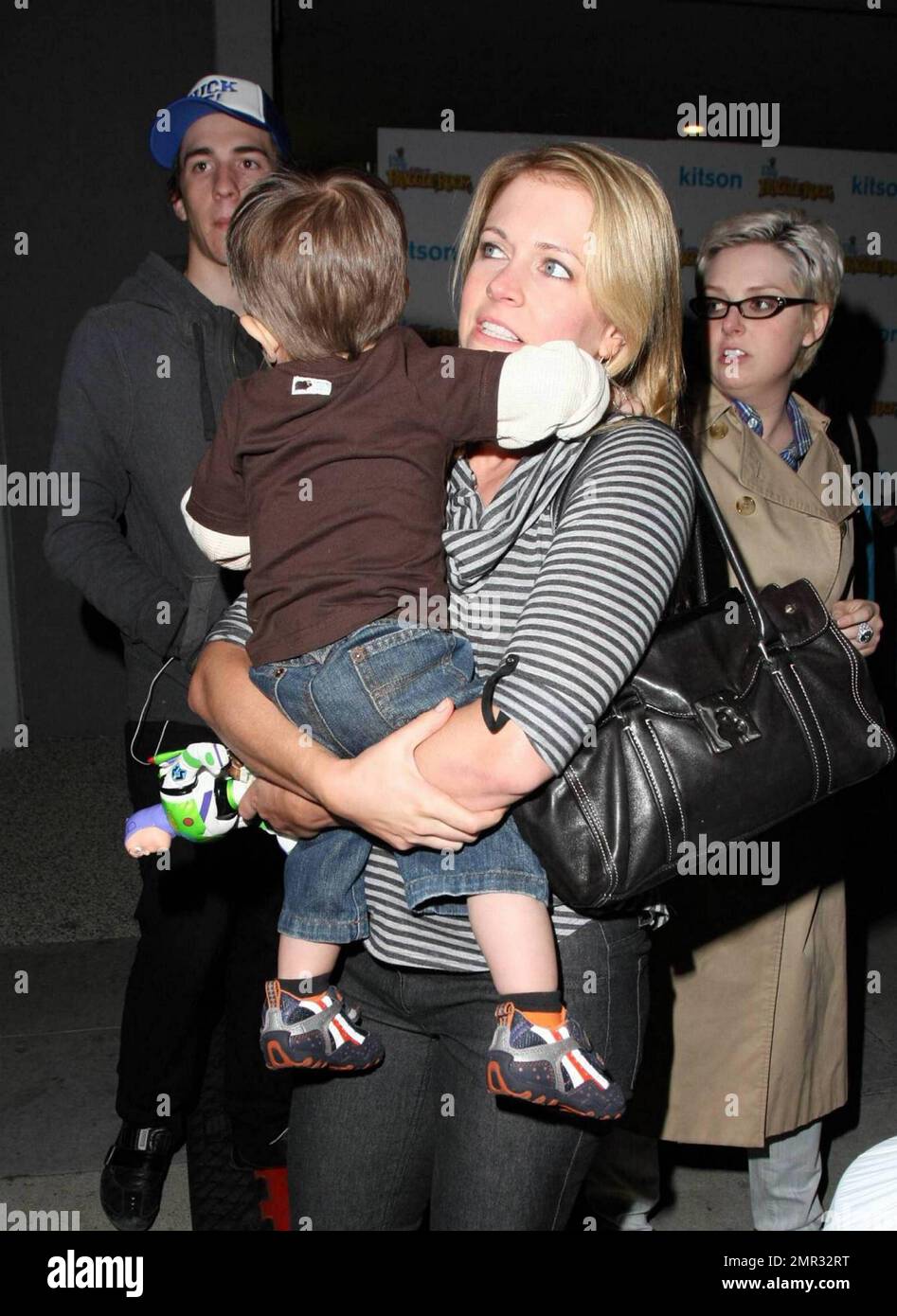 Melissa Joan Hart and son Mason at a Jim Henson's Fraggle Rock event at ...