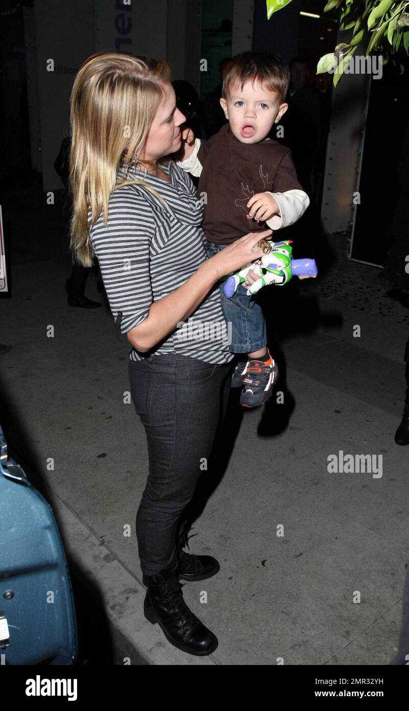 Melissa Joan Hart and son Mason at a Jim Henson's Fraggle Rock event at ...