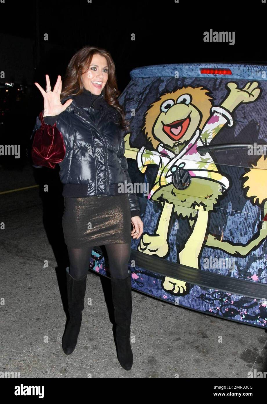 Samantha Harris arrives at a Jim Henson's Fraggle Rock event at Kitson ...