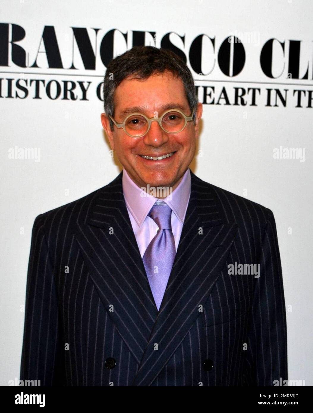 Jeffrey Deitch at Francesco Clemente's art opening at Deitch Project's Wooster Street gallery in ...