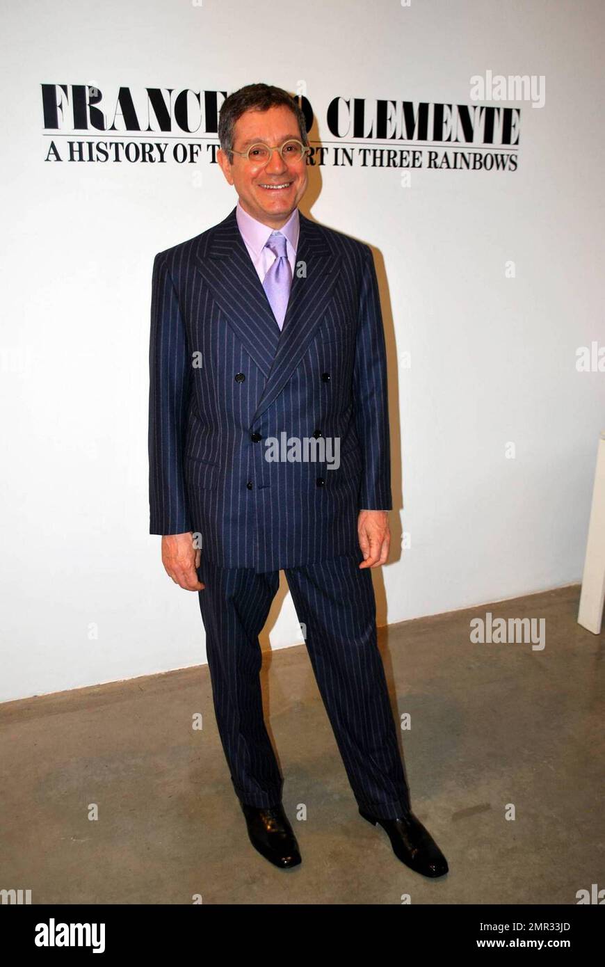 Jeffrey Deitch at Francesco Clemente's art opening at Deitch Project's ...