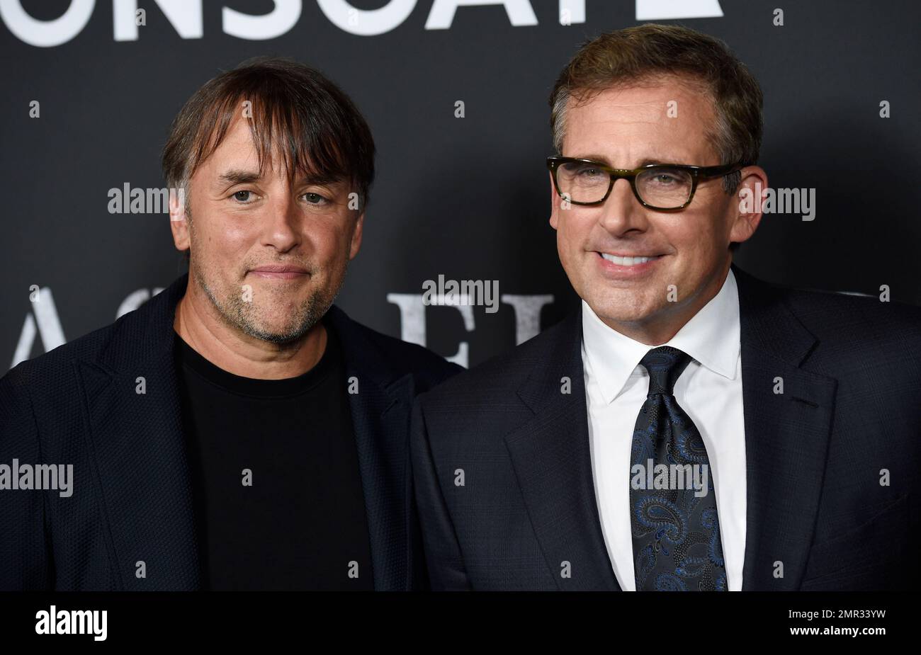 Richard Linklater, left, director/co-writer of "Last Flag Flying ...