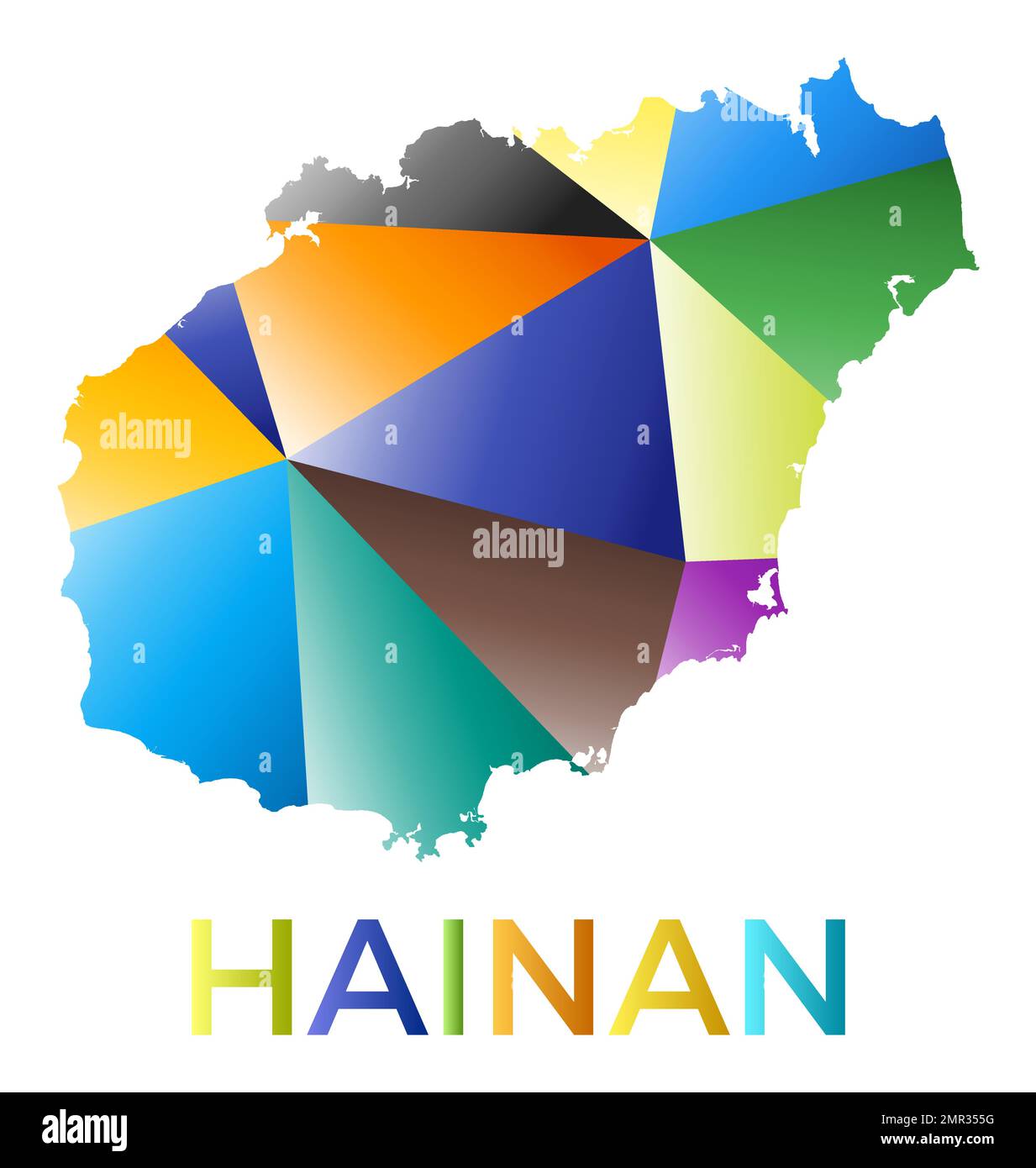 Hainan map Cut Out Stock Images & Pictures - Alamy