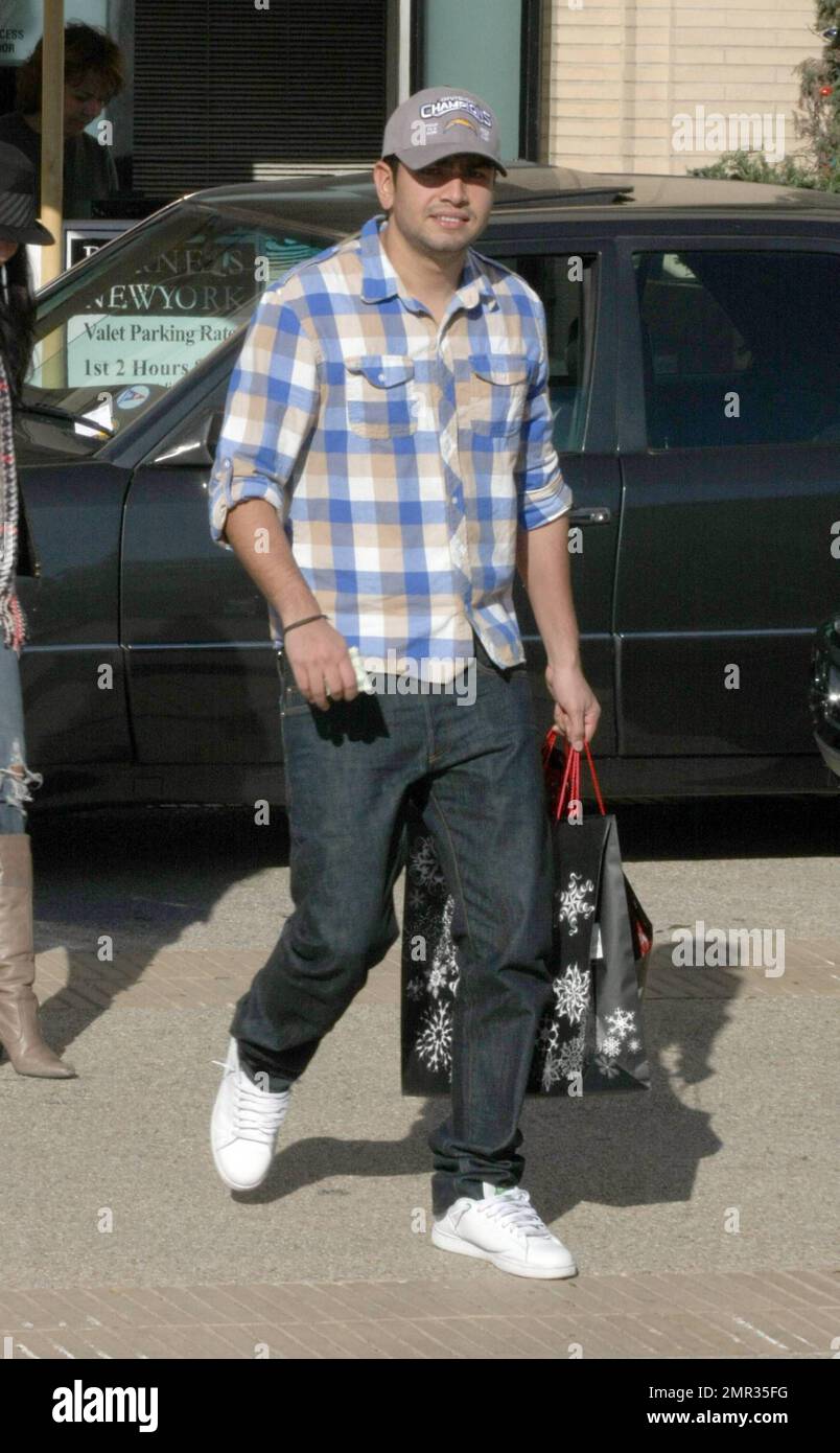 Frankie Delgado star of the TV show "Bromance" looks pleased with his ...