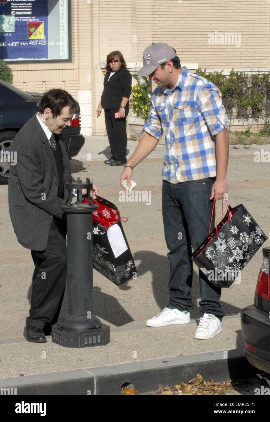 Frankie Delgado star of the TV show "Bromance" looks pleased with his ...