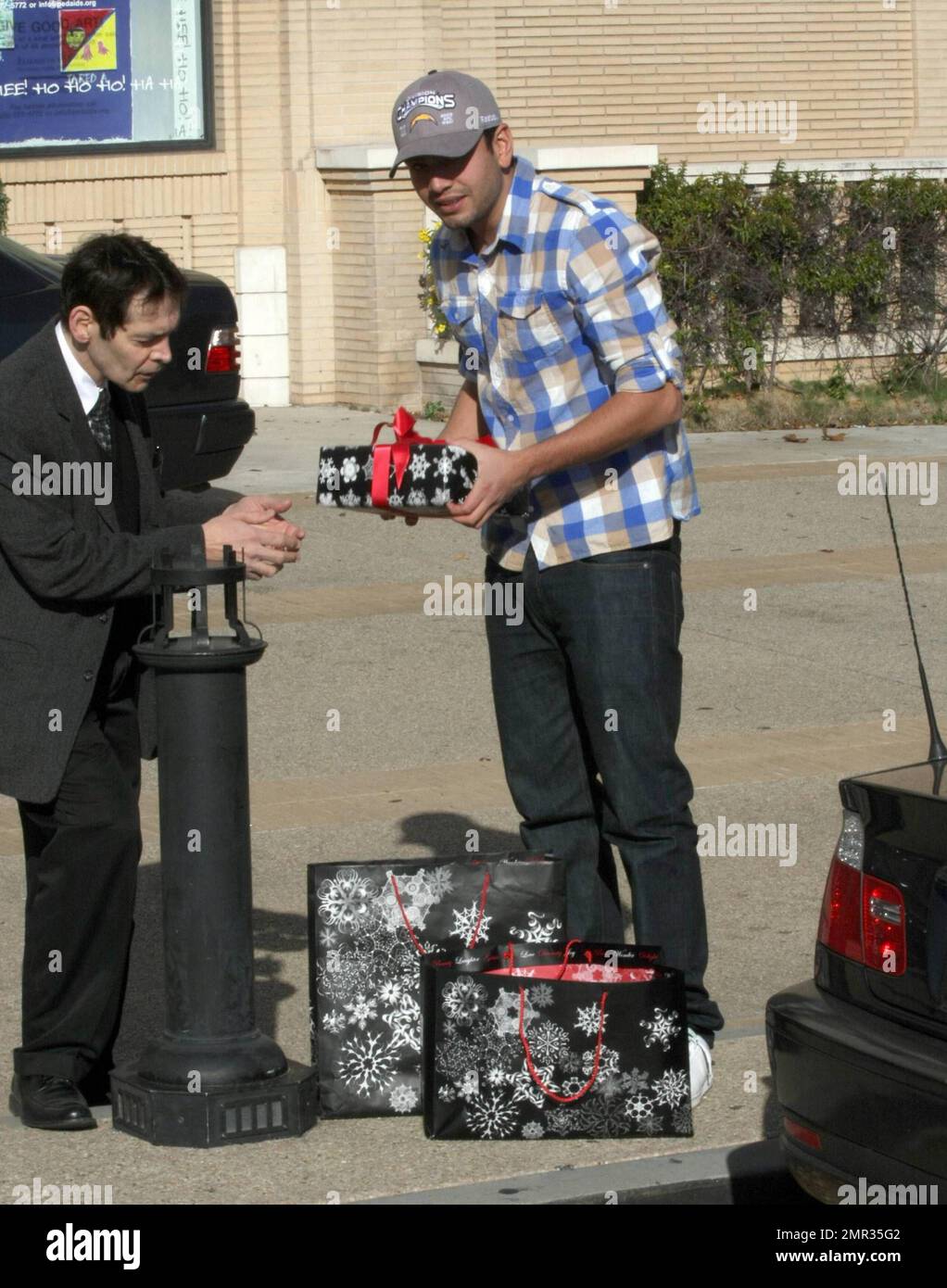 Frankie Delgado star of the TV show "Bromance" looks pleased with his ...